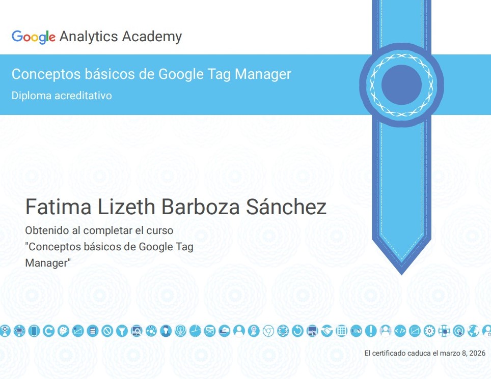 Fatima Lizeth Barboza | Desarrollador Web