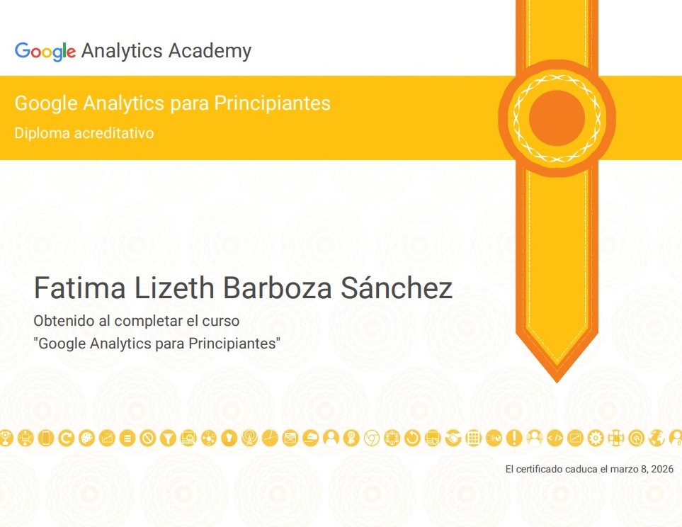 Fatima Lizeth Barboza | Desarrollador Web